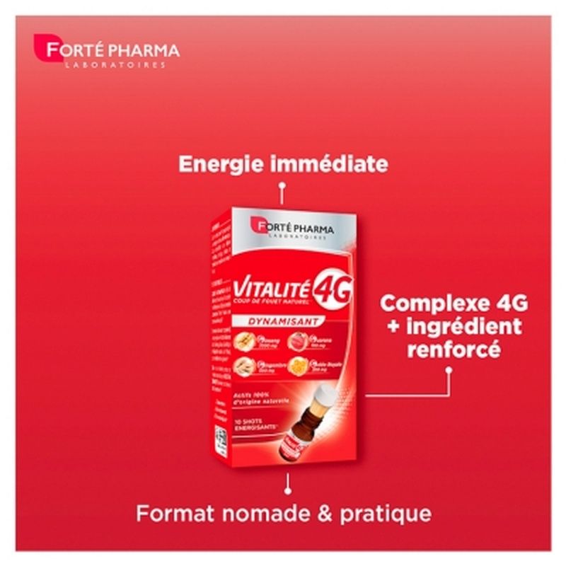 Vitalite 4G Dynamisant S Buv 10Shots/10Ml